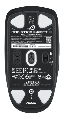 MOUSE ASUS ROG STRIX IMPACT III WIRELESS » Geb Informatica